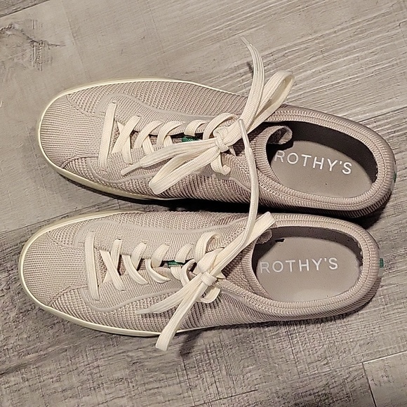 Rothy's | Shoes | Rothys Vintage Grey Lace Up Sneakers | Poshmark